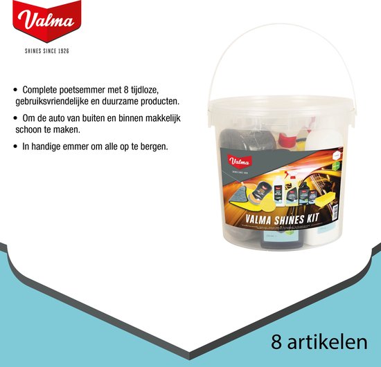 Valma Poetsemmer - 8 delig - Wash & Shine - Insect free - Plastishine ...