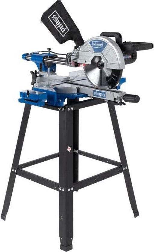 SCHEPPACH afkortzaag 254 mm met voet en 2e blad - HM254CD | bol