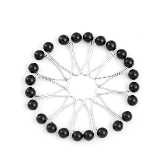 Belleze® - Hijab sjaal clip - Broche pin voor hoofddoek - Parel Rond ...