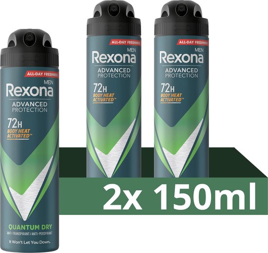 Rexona Advanced Protection Anti-Transpirant Deodorant Spray - Quantum Dry - met... | bol