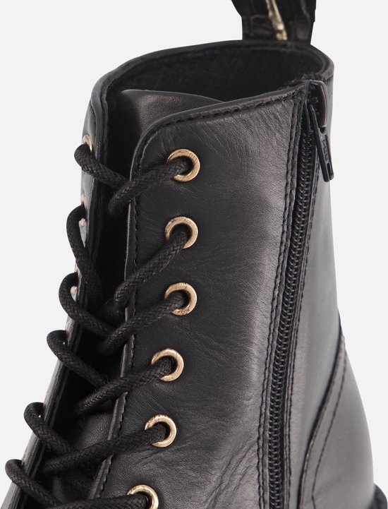 Cellini Veterboots zwart Leer - Maat 38 | bol