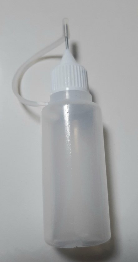 Nellie Snellen mini lijmflesje - ultrafine tip - 10 ml - lege lijmfles ...