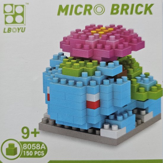 Micro Brick - Venesaur - 150Pcs - Bouwen - Bouwspeelgoed | bol