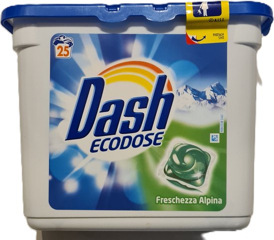 Dash Ecodose Alpina Pods - Wasmiddel - 75 wasbeurten (3x25 stuks ...