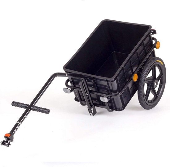 MKSS® Fietskar Bagage - Fietsaanhanger voor Kinderen - Zwart | bol