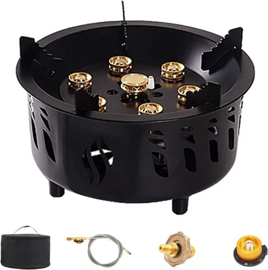 Wokbrander - Kookbrander - Wok Brander - 7 Sterktes - Met Slang en ...