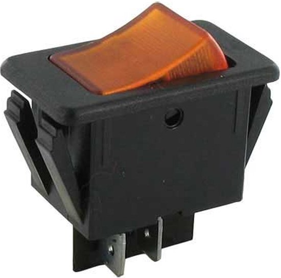 Wip schakelaar aan – uit amber 12V 20A | bol