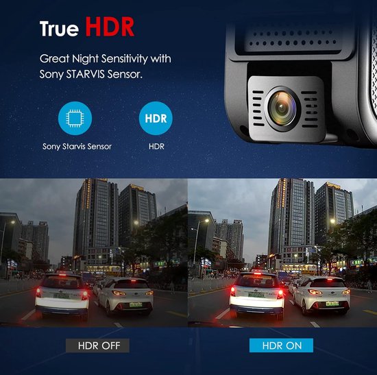 Dashcam Auto - Hoge Kwaliteit - 60FPS - Mini Dash Cam - Night Vision ...