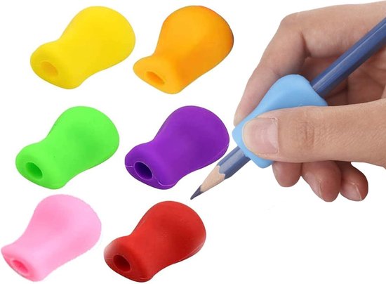 Potloodgrip - 6 Stuks - Potlood verdikker - Pencil grip - Schrijfhulp ...