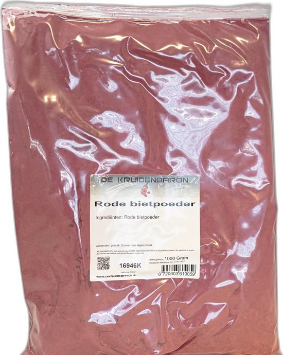 Rode bietpoeder of Bietenpoeder rood Geef je gerecht de smaak en kleur ...