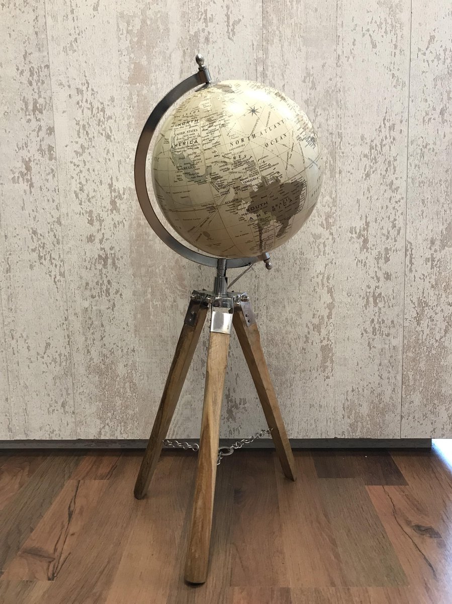 wereldbol op driepoot standaard | bol