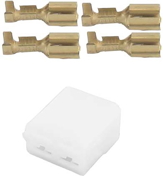 4 polig male connector set | bol