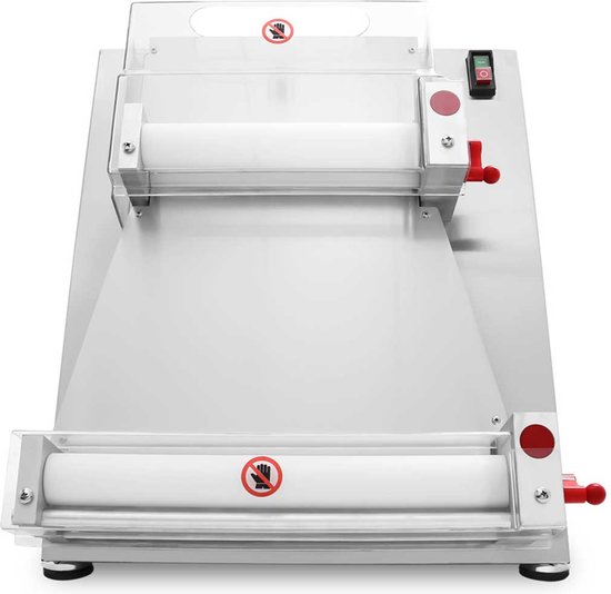 HCB® - Professionele Horeca Uitrolmachine voor Pizza - dubbele deeg rollen - 42 cm -... | bol