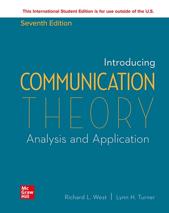 ISE Introducing Communication Theory Analysis and Application | 9781260575538 |... | bol