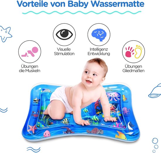 Waterspeelmat - Baby - Watermat - Speelkleed - Kraamcadeau - Speelmat ...