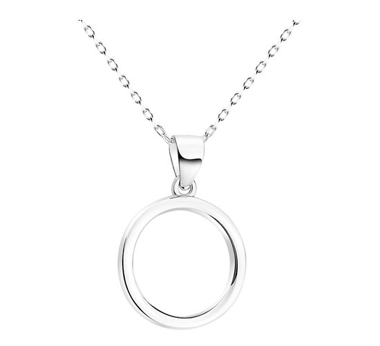 Sofia Milani - Dames Halsketting 925 Zilver - Cirkel Hanger | bol