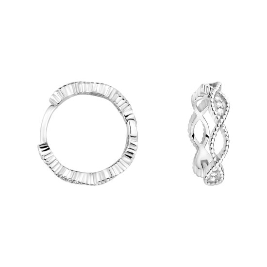 Sofia Milani - Dames Oorbellen 925 Zilver - Creolen | bol