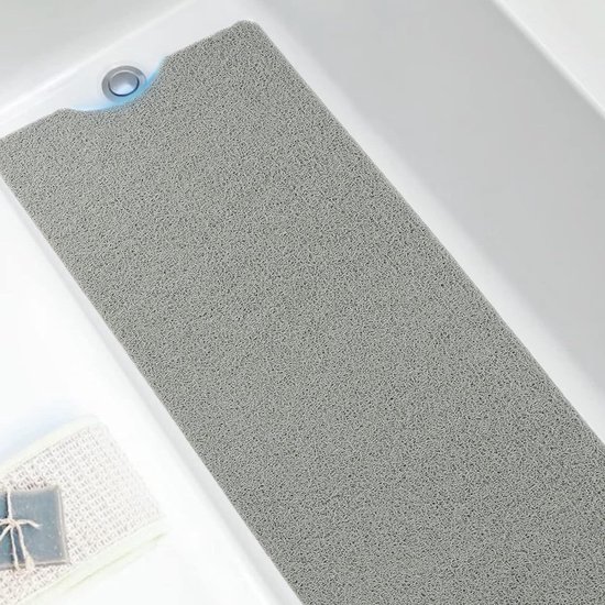 Loofah douchemat, antislip anti-schimmel douchemat, PVC-badmat, extra ...