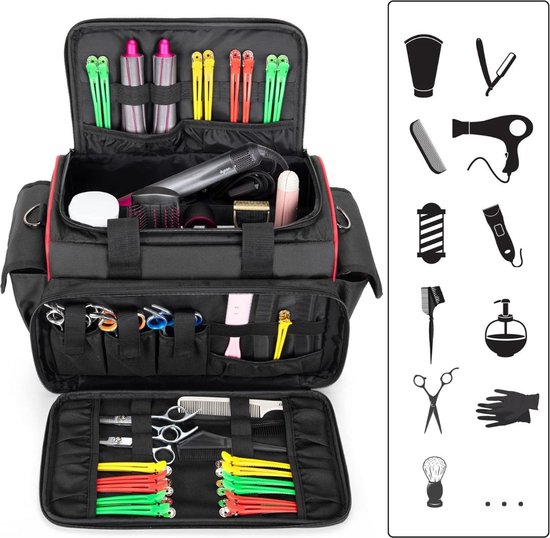 MKSS® Luxe Kapperstas - Kapperskoffer Exclusief Inhoud - Barber ...
