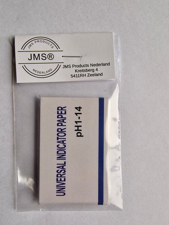 JMS Lakmoes Papier test strips PH 1-14 - 80 stuks voor vloeistoffen | bol