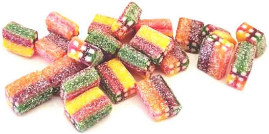 Haribo Rainbow Pixel F!ZZ - zuur snoep - 1000g | bol