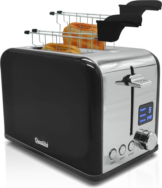 Qualitá® Broodrooster met TostiKlemmen - Tostiapparaat ...