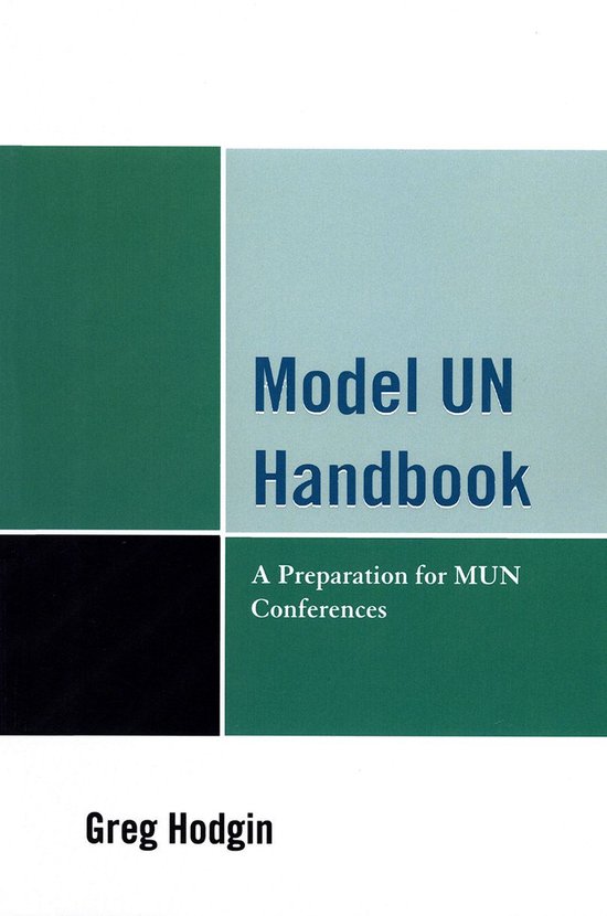 Model UN Handbook (ebook), Greg Hodgin | 9780761854500 | Boeken | bol