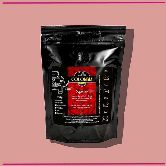 KIRIBIRI COFFEE BEANS - COLOMBIA SUPREMO - SINGLE ORIGIN - 100% ARABICA ...