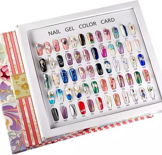 Nail Color Chart 120 Colors | bol