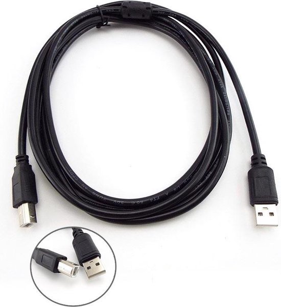 Printer kabel | Printer usb 2.0 Kabel 1.5 meter | Usb A naar Usb B ...