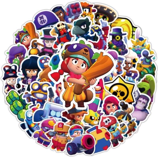 Brawl stars - Brawlstars stickers - 50 stuks - Brawl stars speelgoed ...
