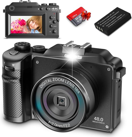 Draagbare Digitale Camera met Autofocus - Hoge Resolutie Foto's en ...