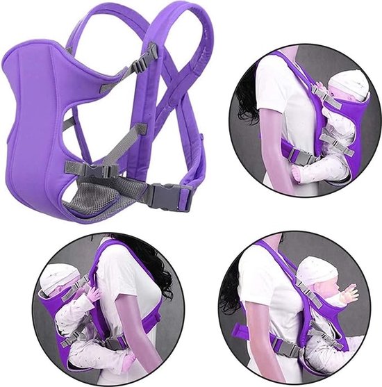 Babydrager voor pasgeborenen, ergonomische buikdrager, rugdrager, licht ...