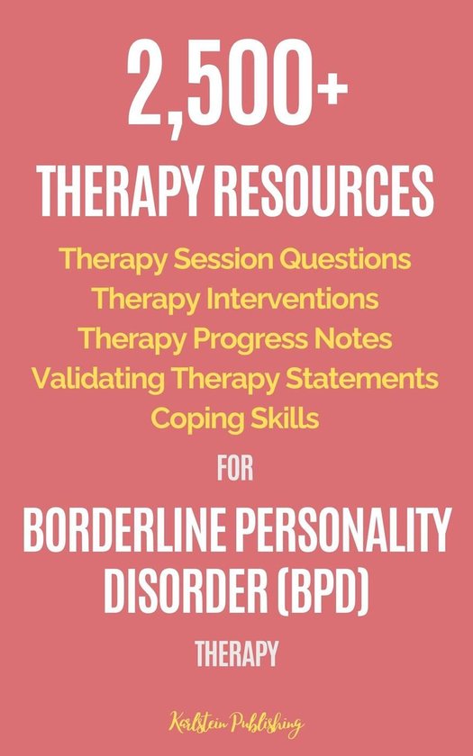 2,500+ Therapy Resources for Borderline Personality Disorder (BPD ...