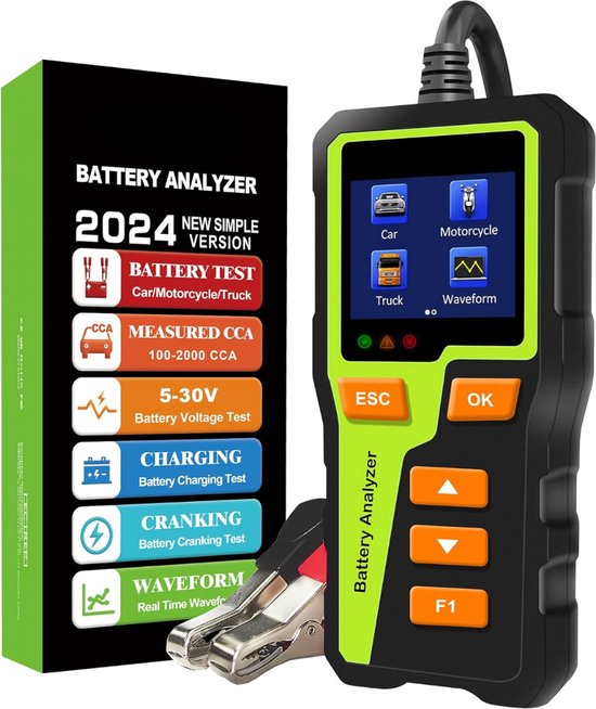 Gratyfied - Accu tester - Accutester - Accu tester 12v voor auto | bol