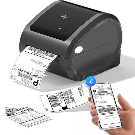 Neveda® LabelPro draadloze labelprinter - Verzendlabel printer ...