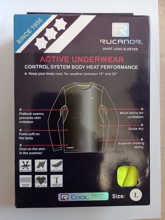 Rucanor active untherwear | bol