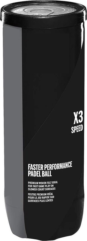 Premium Padel Ballen - Padelballen - 3Stuks - Zwart | bol