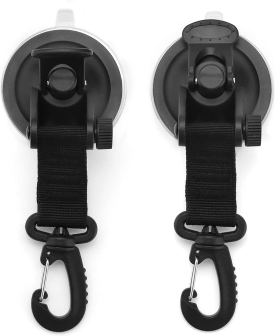 4-delige zuignap-campingset met 4 haken, zuignaphaken, kamperen ...