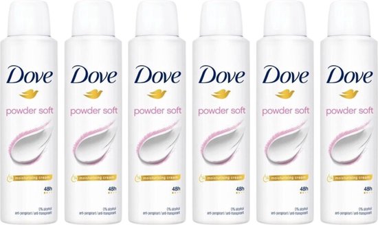 Dove Powder Soft Deo Spray - 6 x 150 ml | bol