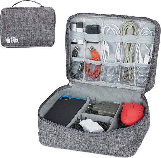 Kabel Organiser Tas - Organizer voor Kabels en USB Stick - Accessoire ...