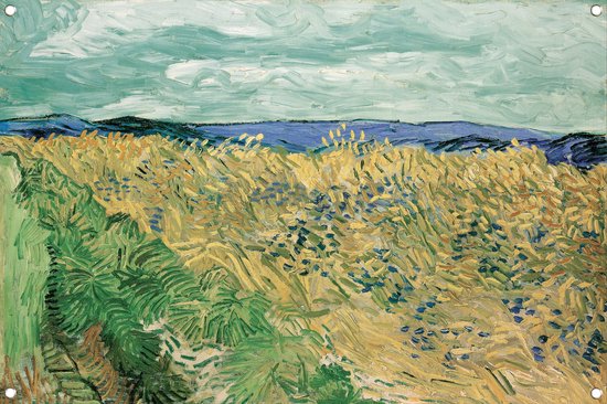 Tarweveld Met Korenbloemen - Vincent van Gogh tuinposter - Tarweveld ...