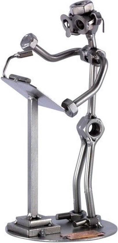 sculptuur voorzitter - spreker beroepen beeldje - metaal 18x9x9 ...