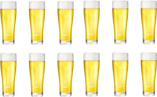 Professionele Bierglazen - (12 stuks) - 250ml - Bierglas - Bier - Glas - 25cl/0.25L -... | bol