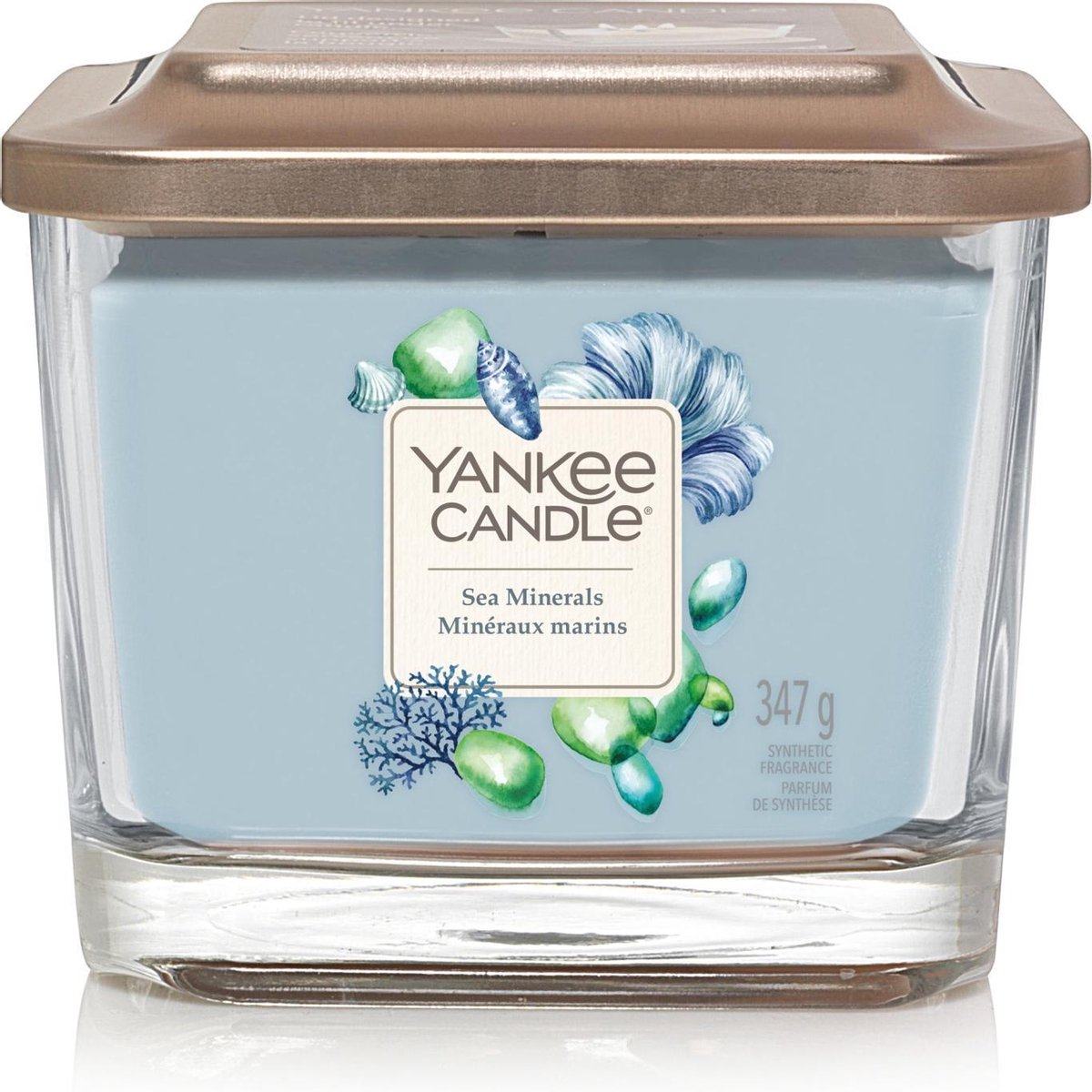 Yankee Candle Elevation Medium Geurkaars - Sea Minerals | bol.com