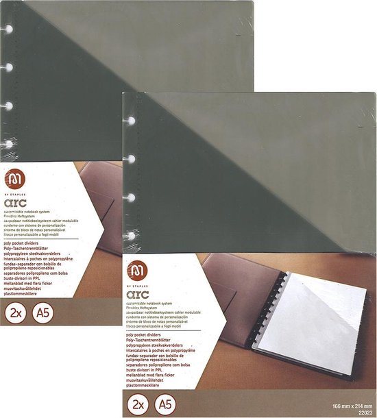 Showtas ARC A5 rook transparant/pak 2 | bol