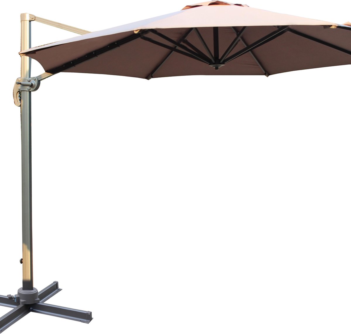 Tuin Parasol - Zweefparasol - Terras Parasol - Ronde zweefparasol ...