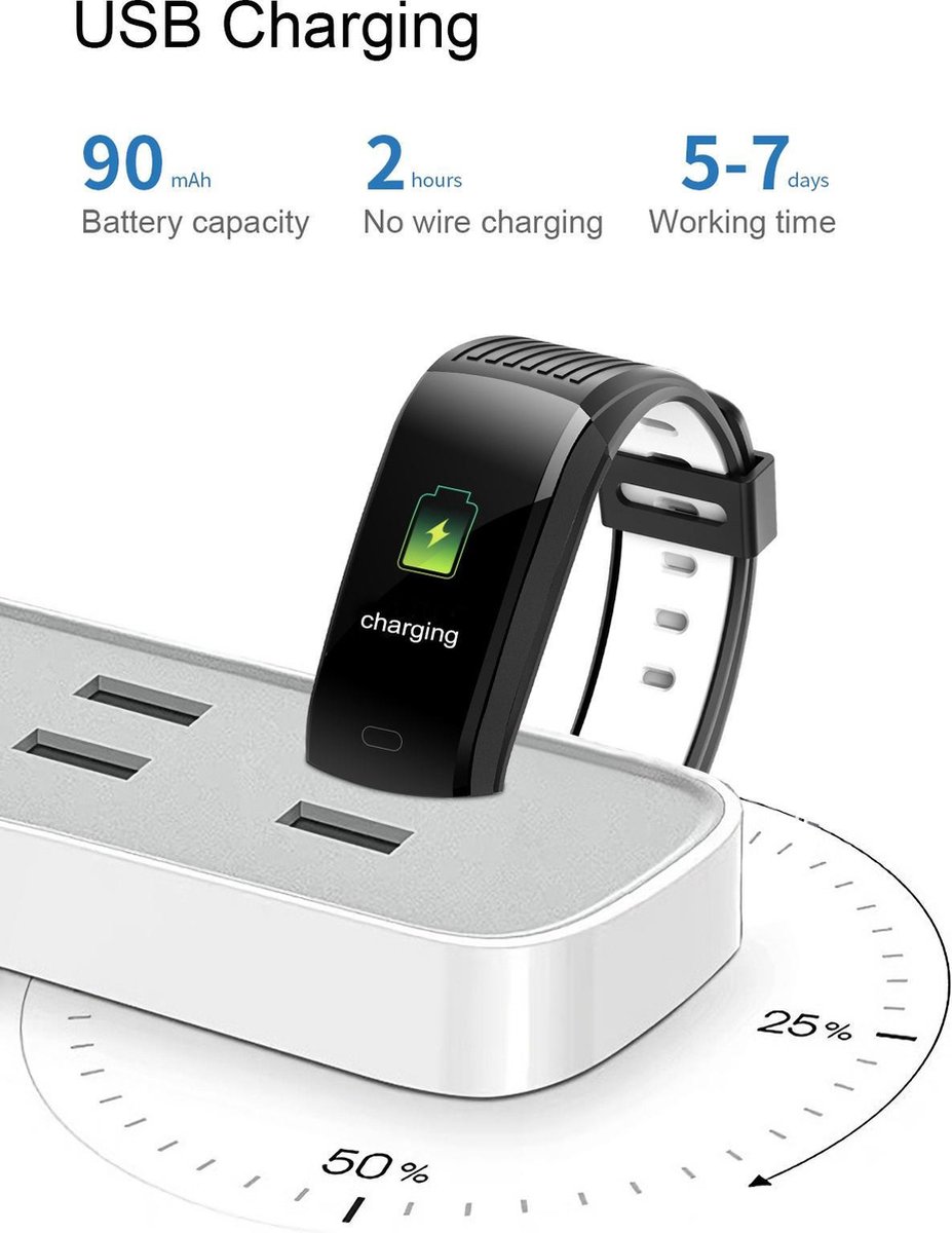 Compl8® Daily- Stappenteller - stappenteller horloge - stappenteller ...