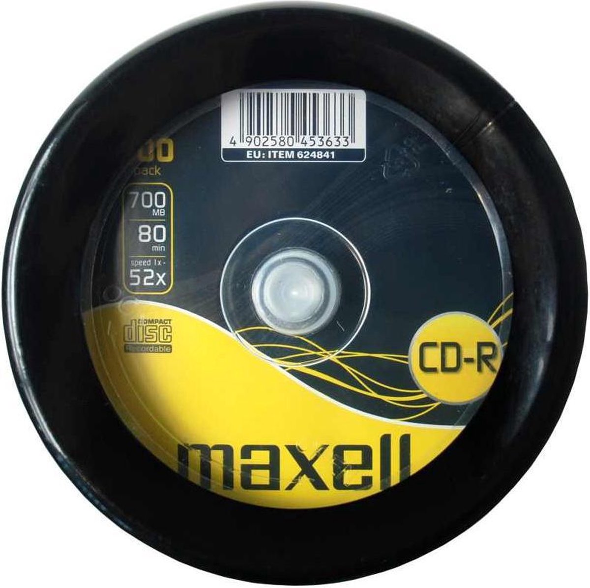 Maxell CD-R Spindel 100 stuks - 624841 - 700MB - 80 Minuten - Snelheid ...
