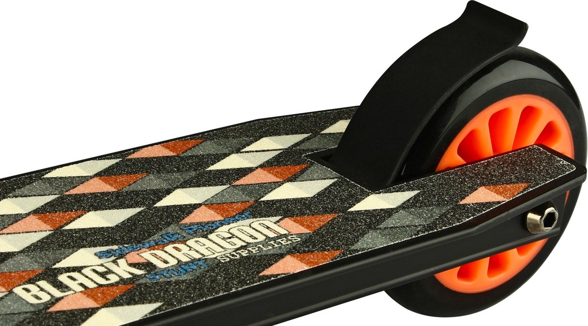 Black Dragon Stuntstep - Road Rage - Zwart/Oranje | bol.com